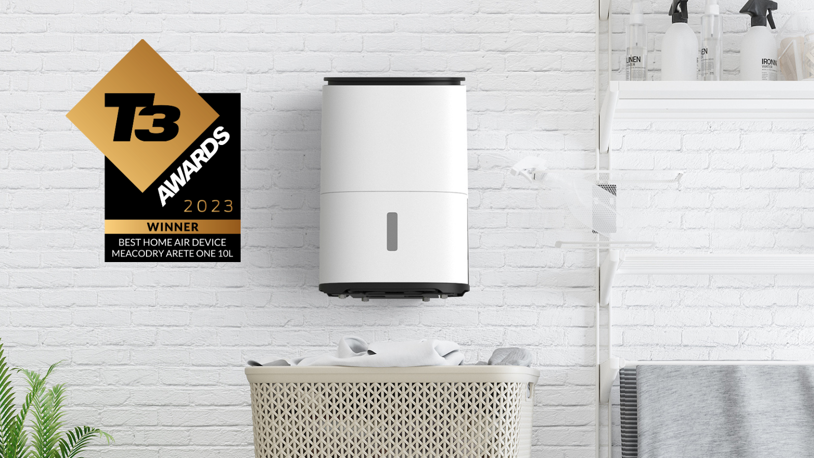 T3 Best Home Air Device Awarded to MeacoDry Arete® One